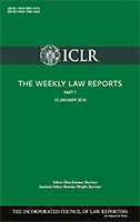 Why are cases in the Weekly Law Reports split into separate volumes in ...