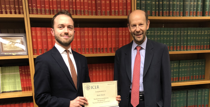 ICLR Pupillage Award: the 2021 winner - ICLR
